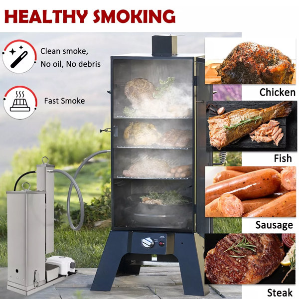 Anman Cold Smoke Generator 5l Stainless Steel Hot Smoker Smoker Pellet Bbq | Wayfair